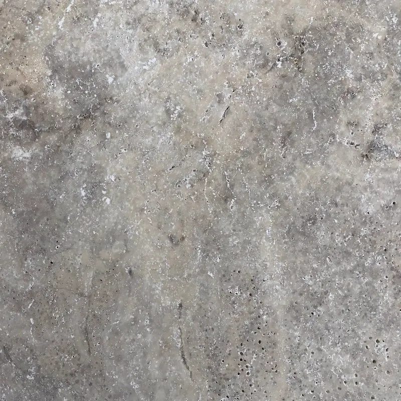 Silver Travertine French Pattern Pavers & Tiles | Tumbled & Unfilled