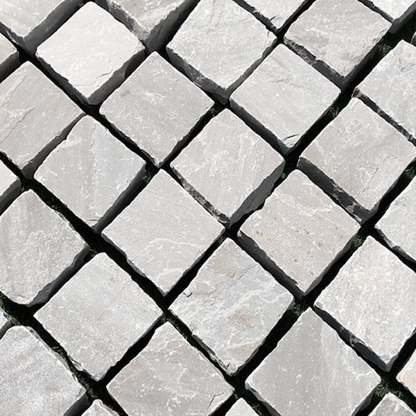 Ash Grey Cobblestone Pavers, Stone | Best for Driveways, High Traffic ...