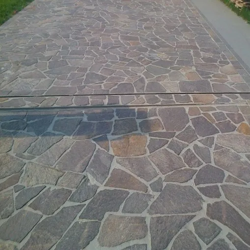 Porphyry Crazy Paving Natural Split Pavers, Tiles & Copings - Stone Depot®