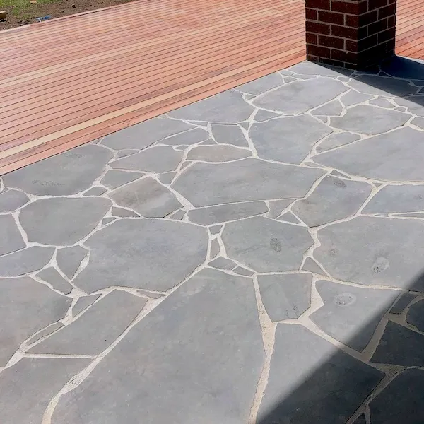 Bluestone Crazy Paving for Patio, Garden & Indoor Spaces